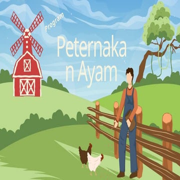 Presentasi Anak-anak Cerita Hewan Peternakan Ilustratif Ceria Imut ...