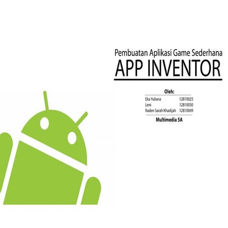 Presentation app inventor - LER Group | PPT