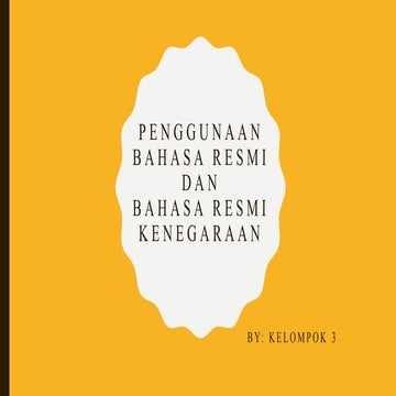 Undang-Undang Kebahasaan (UU 24/2009) | PDF