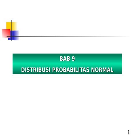 Statistika Presentasi Data Distribusi Normal | PDF