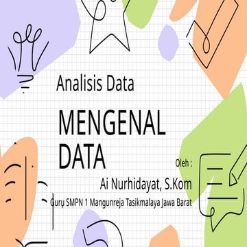 Presentasi Basis Data mata pelajaran exel kelas 7 | PPT