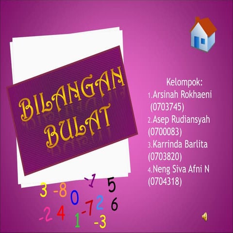 Presentasi Bilangan Bulat.pps.kelas 7ppt | PPT