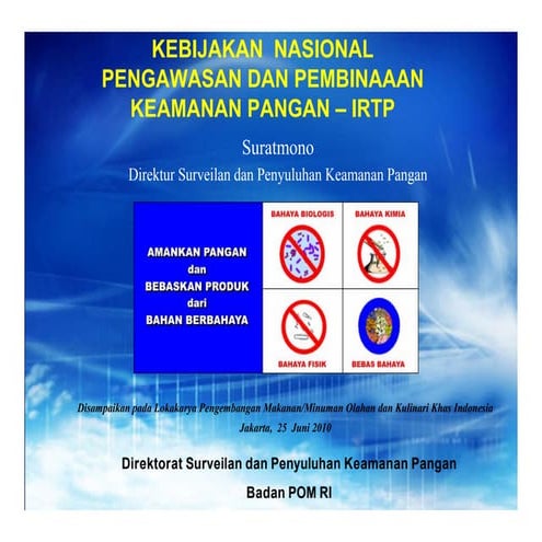 Presentasi bpom ri | PDF