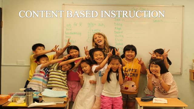 Content based instruction ( CBI ) | PPTX