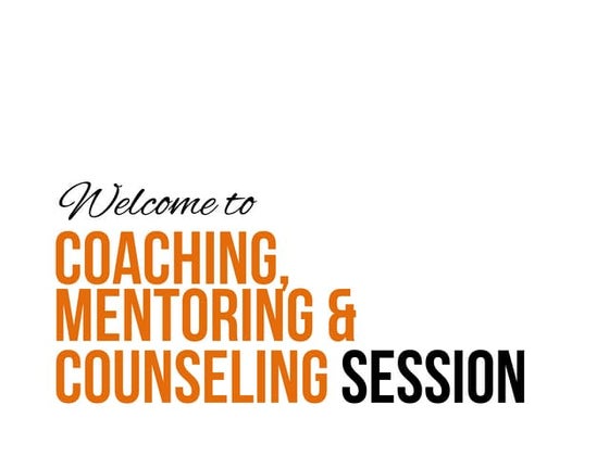 Training, coaching and mentoring | PPT
