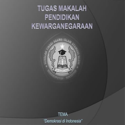 Pendidikan Kewarganegaraan - Demokrasi | PPTX