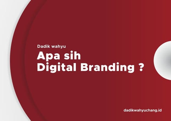 [Presentasi] Branding & Personal Branding | PDF