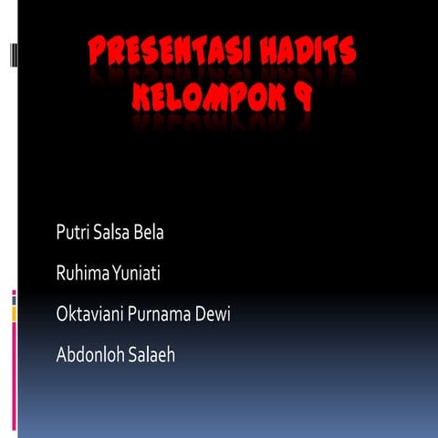 ilmu Rijalul Hadits | PPTX