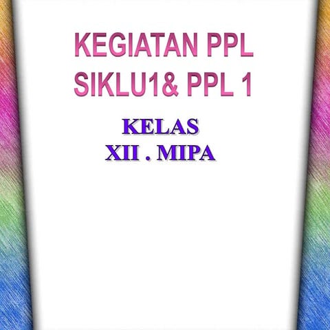 PRESENTASI HAsil kegiatan Penilaian Tindakan Kelas siklus 1ppt | PPT