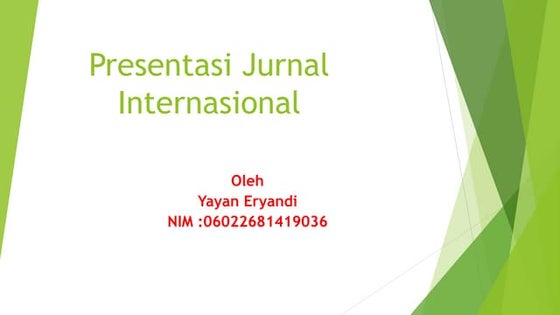 Presentasi Jurnal | PPT