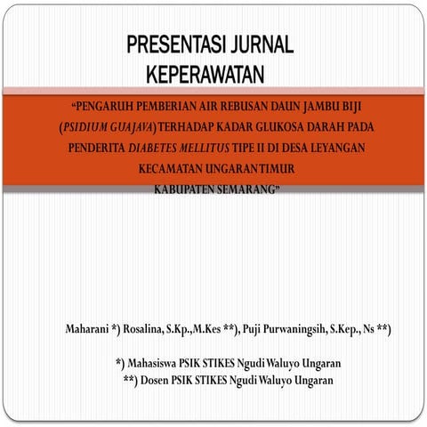 Presentasi Jurnal kesehatan tentang manfaatjambu.pptx