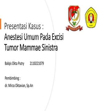 Presentasi Kasus Anestesi Umum .pptx