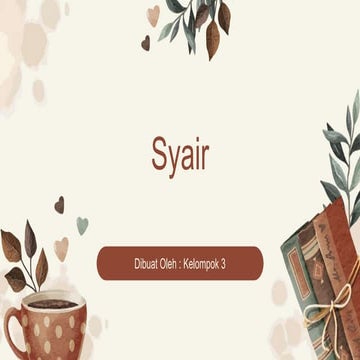 tugas kelompok Syair | PPTX