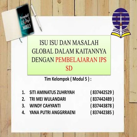 Presentasi Kelompok 5 -Isu - Isu Dan Masalah Gobal Dalam Kaitannya Dengan Pembelajaran IPS Doi ...