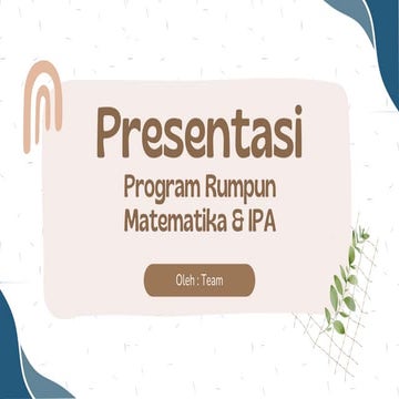 Presentasi KOmbel rumpun IPA dan Matematika.pptx
