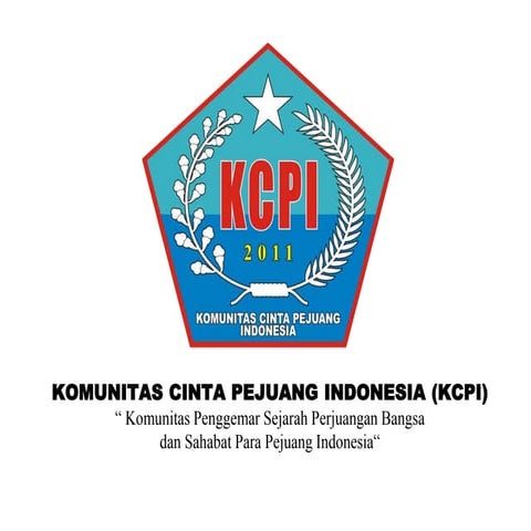 Presentasi komunitas cinta pejuang indonesia (kcpi) | PPT