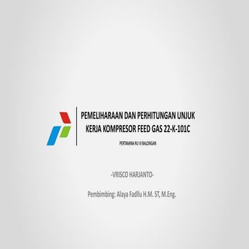 Presentasi KP Pertamina RU VI Balongan Indramayu | PPTX