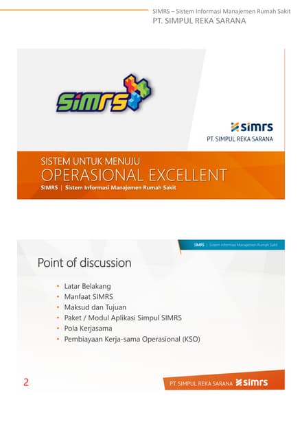 SIMRS GOS | PDF