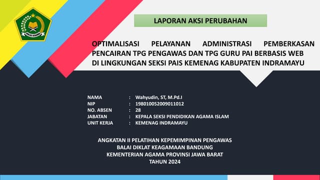 Ppt seminar rancangan aktualisasi final Uswatun Coachee | PPTX