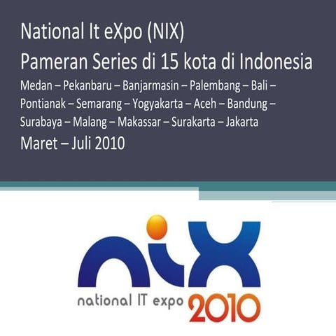 Presentasi Launching Nix 2010 | PPT