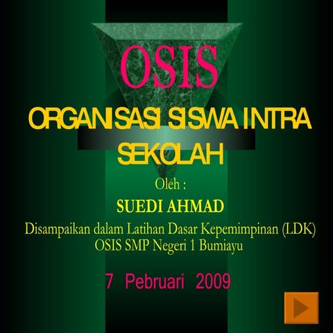 Presentasi Ldk Osis 2 | PPT