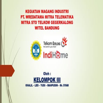 PRESENTASI MAGANG DI PT TELKOM BANDUNG.pptx