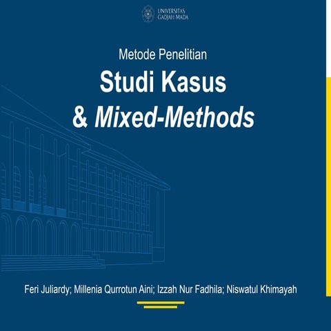 presentasi metode riset - penelitian mix method | PDF