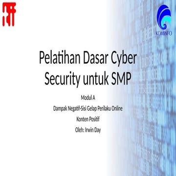 Pelatihan Dasar Cyber Security Untuk SMP | PPT