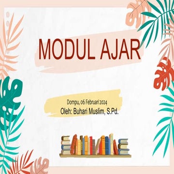 PRESENTASI MODUL AJAR 2024 DALAM KEGIATAN IHT PERSIAPAN MENGHADA[I TAHUN [ELARAN BARU.pptx