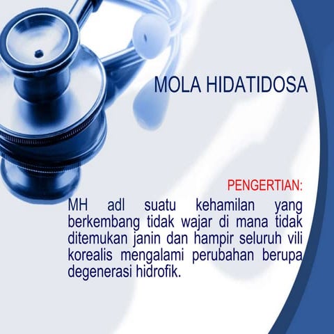 presentasi mola hidatidosa pada kehamilan | PPT