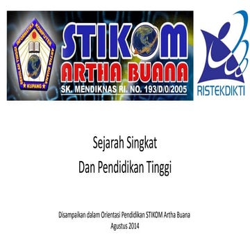 Presentasi Ordik STIKOM Artha Buana | PPTX