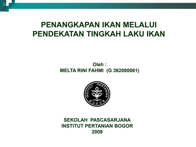 Mengenal Alat Tangkap Purse Seine/ Pukat Cincin (By. Maryoko) | PPTX