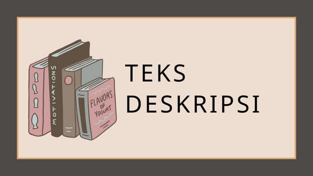 materi Descriptive Text ppt download for free | PPTX