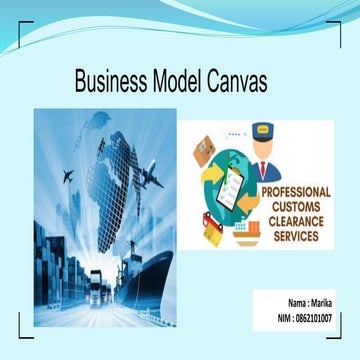 Presentasi perencanaan bisnis_marika (0862101007) | PPT