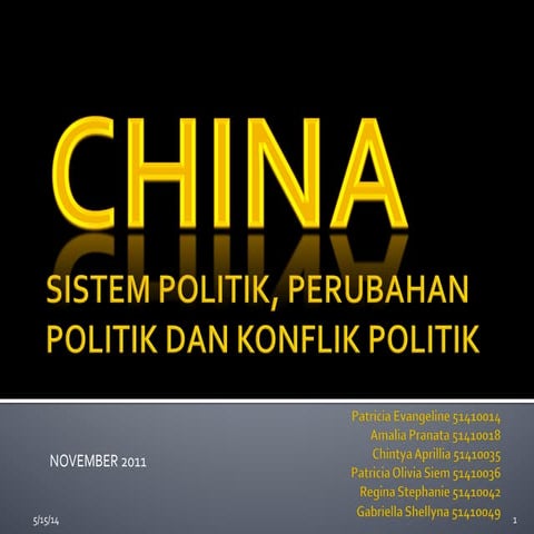 Sistem Politik China | PDF