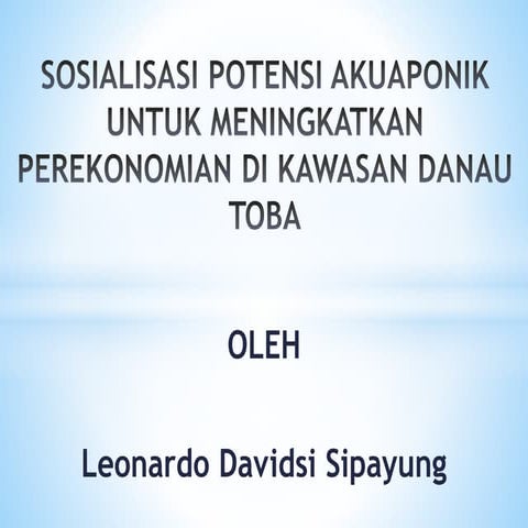 Presentasi PKM | PPT