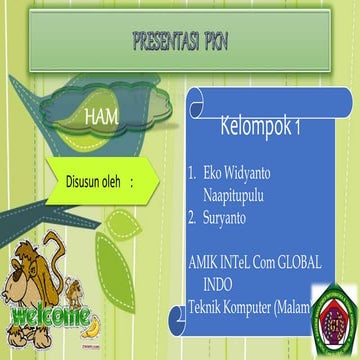 Presentasi pkn "HAM" | PPT