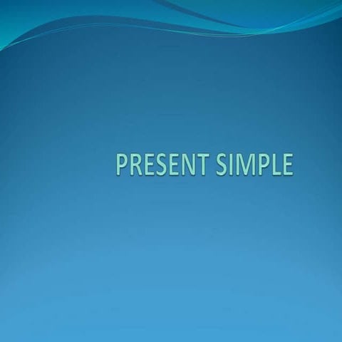 BAHAN PRESENTASI PRESENT SIMPLE SMP KELAS 9.ppt
