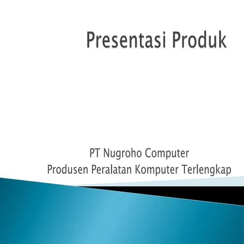 Presentasi produk | PPTX