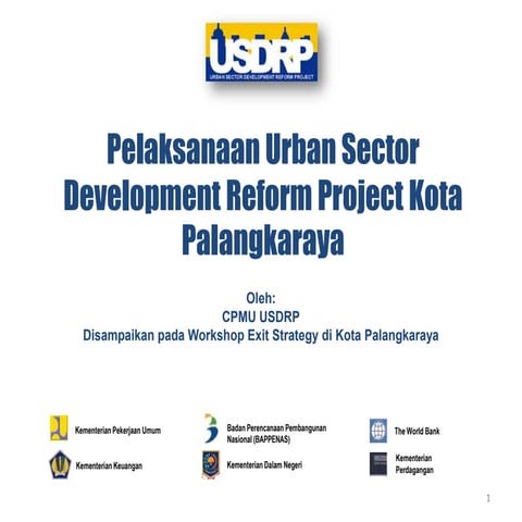 Presentasi project exit strategy palangkaraya | PPTX