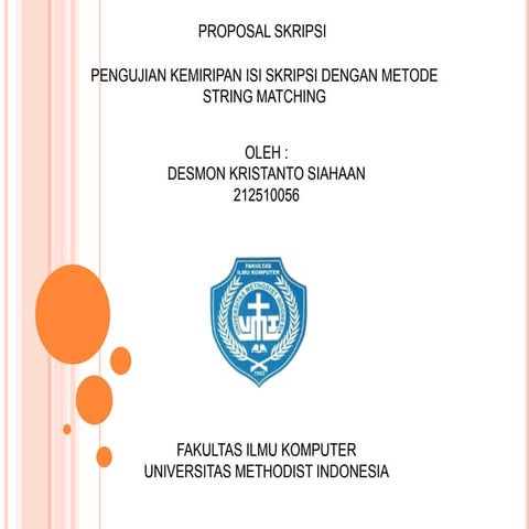 Presentasi proposal | PPTX
