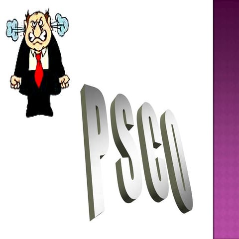PSCO | PDF