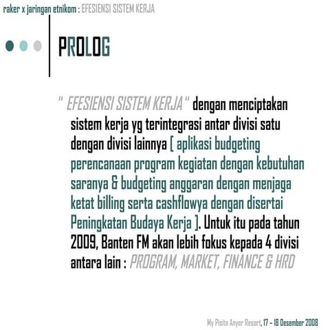 Presentasi Raker | PPT