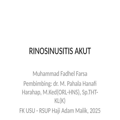 rhinosinusitis definition EPOS 2020 | DOCX