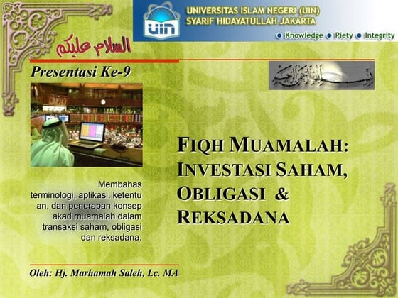 Presentasi Fiqh Zakat | PPT