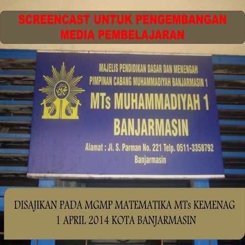 Presentasi screencast | PPTX