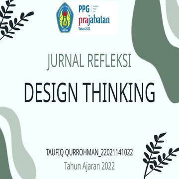 Presentasi Seminar Design Thinking Ppg Sm 1 Pptx