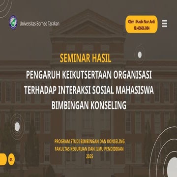 hasil olahan data yang terjadi dalam univeritas | PPTX