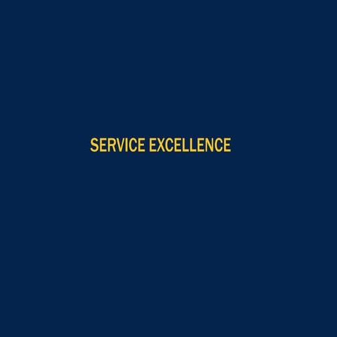 Presentasi Service Excellence untuk bisnis | PPTX
