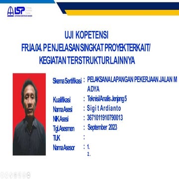 pRESENTASI Sigit PELAKSANA PEKERJAAN JALAN MADYA.pptx